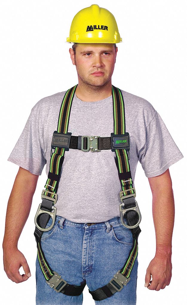 HONEYWELL MILLER, Positioning, Vest Harness, Full Body Harness - 19Y077 ...