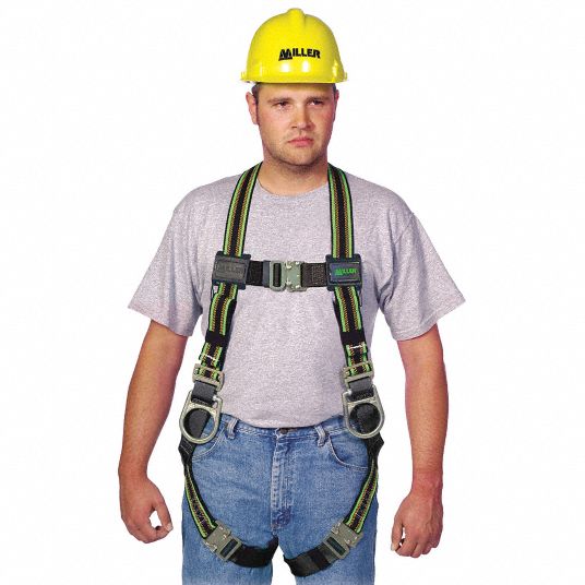 HONEYWELL MILLER, Positioning, Vest Harness, Full Body Harness - 19Y077 ...