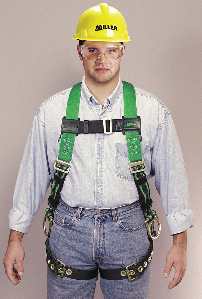 HONEYWELL MILLER, Positioning, Vest Harness, Full Body Harness - 19Y227 ...