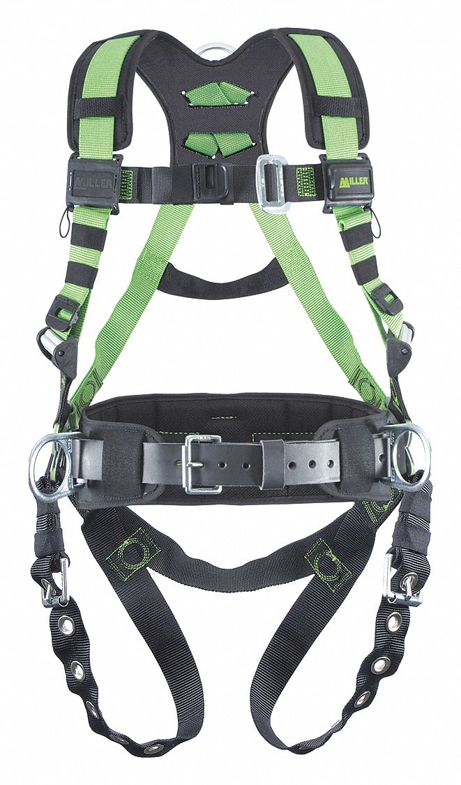 HONEYWELL MILLER, Positioning, Vest Harness, Full Body Harness - 19Y497 ...