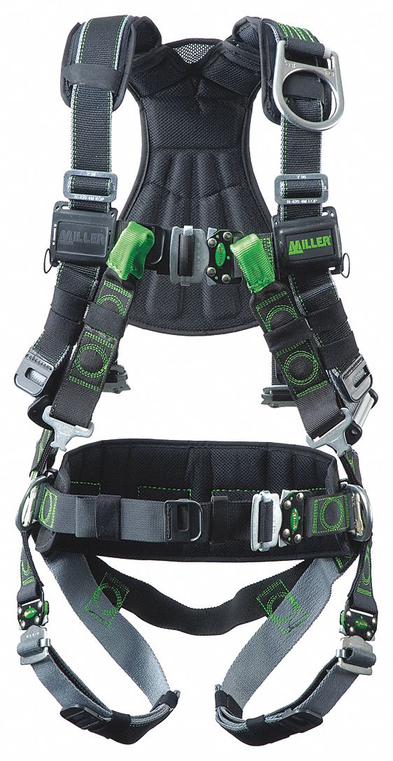 HONEYWELL MILLER, Positioning, Vest Harness, Full Body Harness - 19Y711 ...