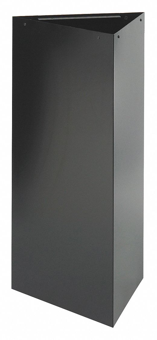 SAFCO, Triangular, Blank Panel, Trash Can - 19YA08|9553BL - Grainger