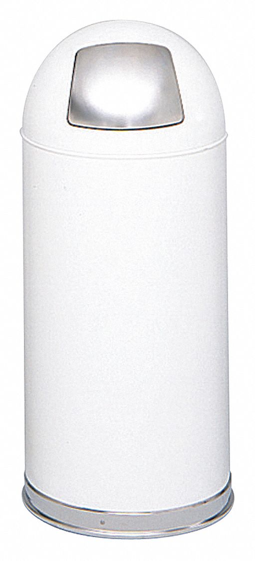 15 gal, Round, White - Grainger