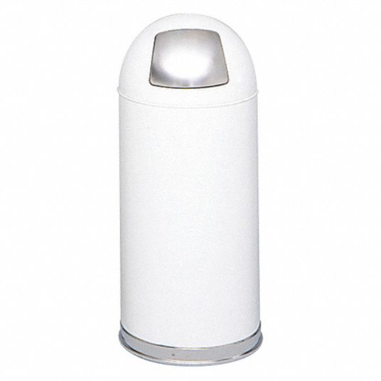 15 gal, Round, White - Grainger