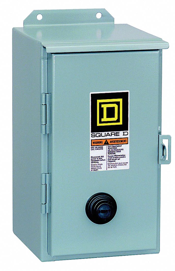SQUARE D Magnetic Motor Starter, 208V AC Coil Volts, NEMA Size: 0 ...