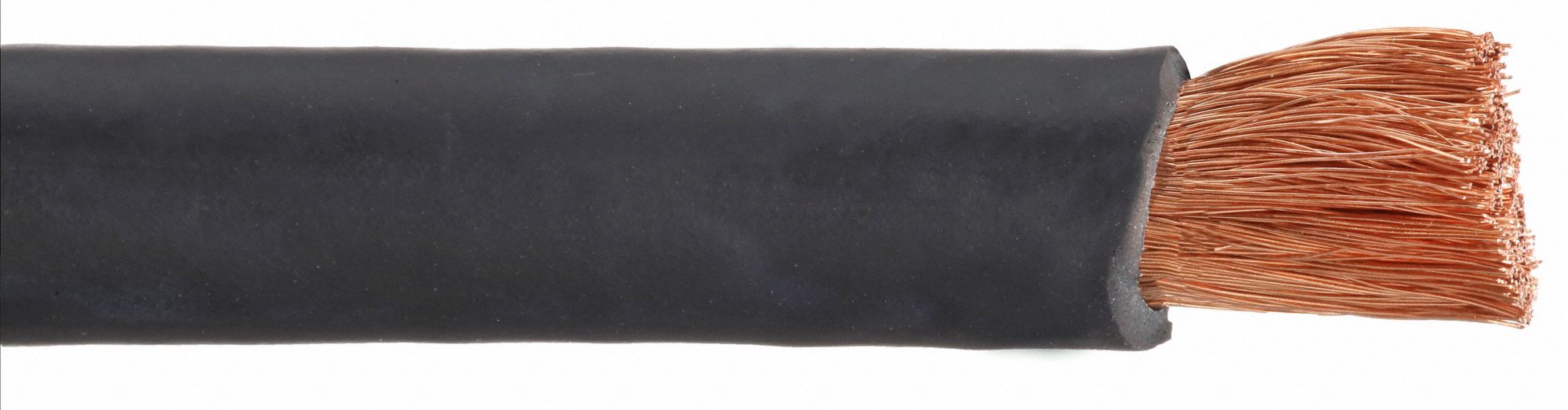 WESTWARD Welding Cable: 250 MCM Wire Size, Neoprene, Black, 100 ft Lg ...