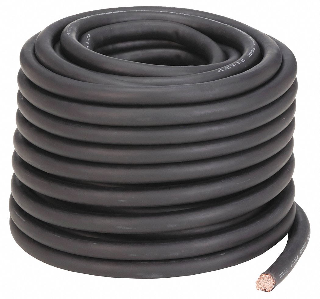 WESTWARD, 250 kcmil Conductor Size, Black, Welding Cable - 19YE20 ...