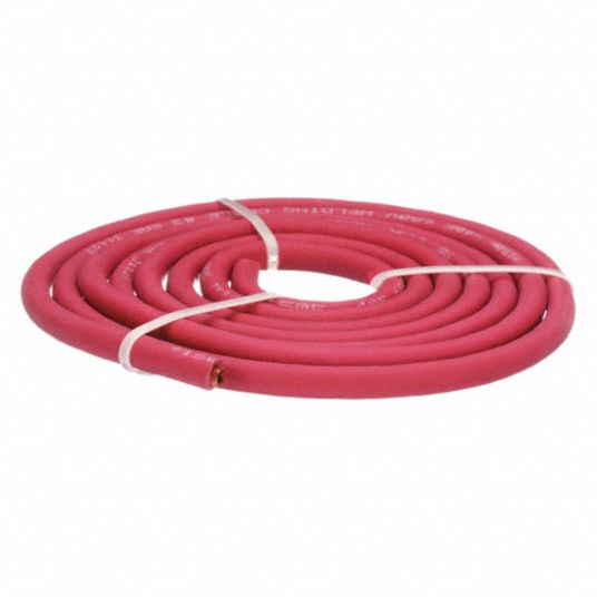 WESTWARD, 2 AWG Conductor Size, Red, Welding Cable - 19YE27|19YE27 ...