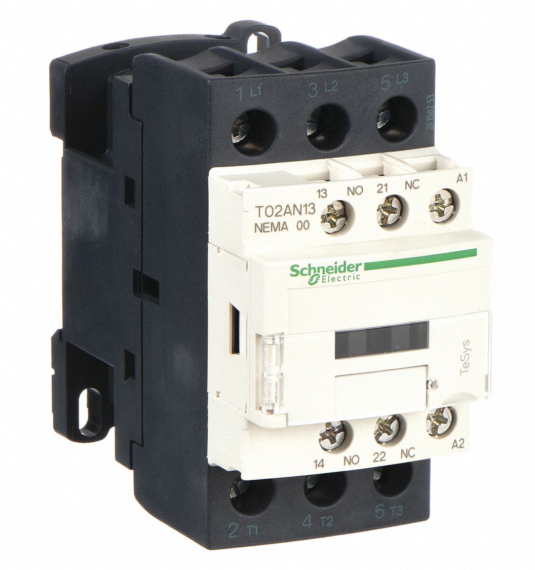 SCHNEIDER ELECTRIC Contactor Magnético NEMA, Voltaje de Bobina 240VCA ...