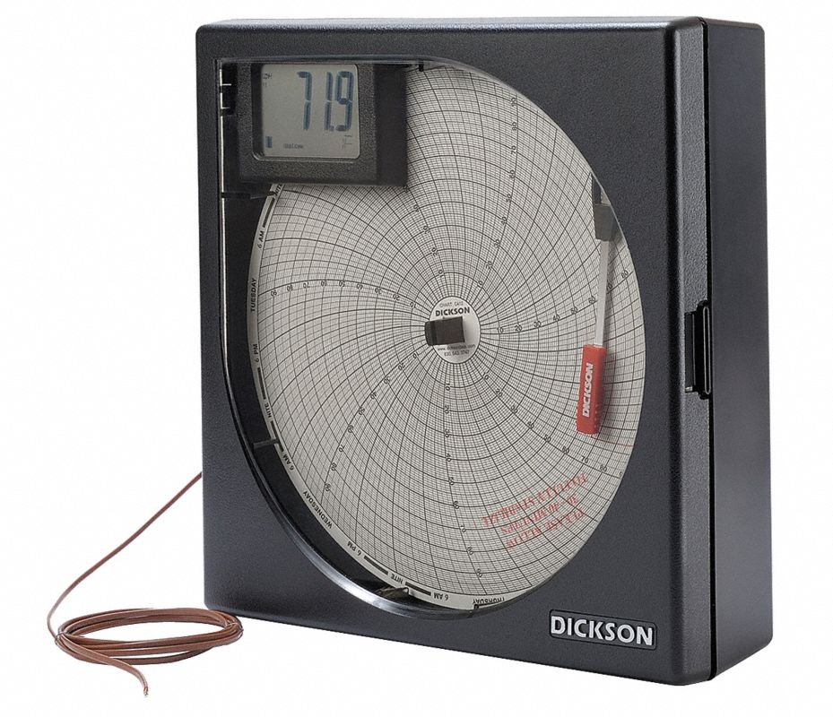 DICKSON Registrador Gráfico de Temperatura - Registradores de Gráficas ...