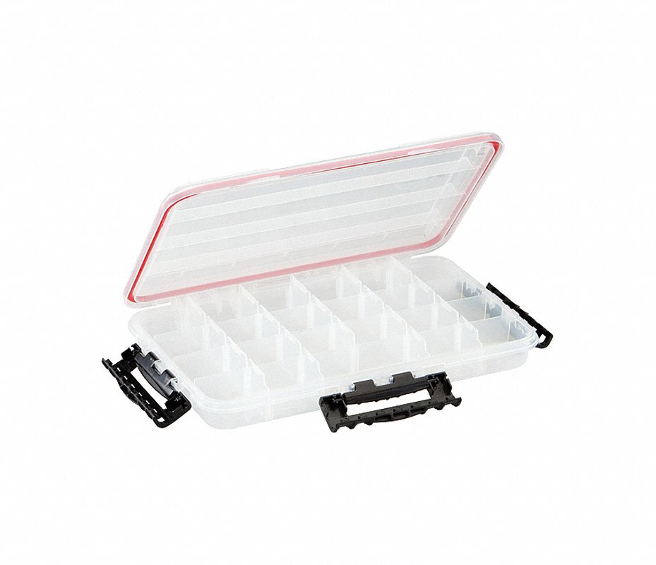 PLANO MOLDING Caja con Compartimentos, Acción de Leva, Transparente, No ...