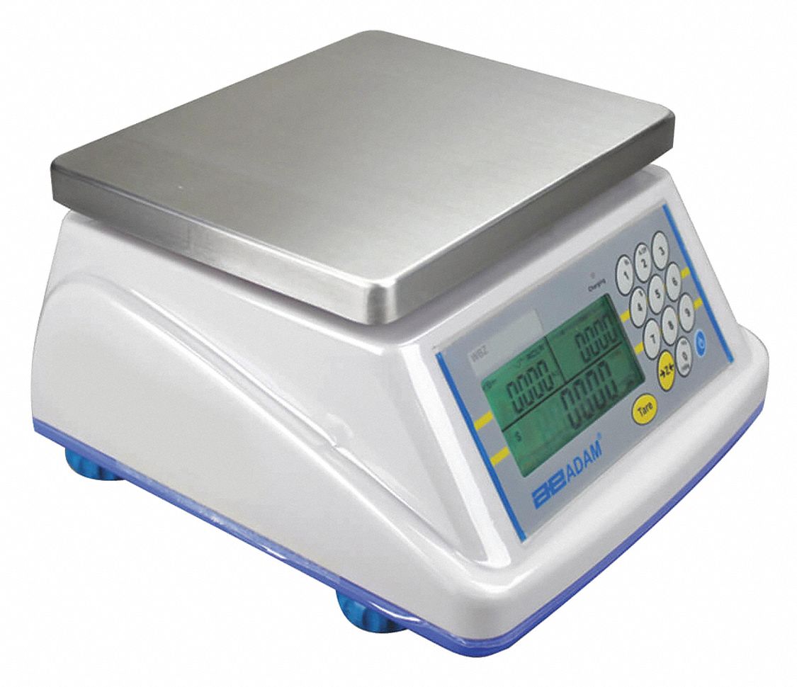 15 lb Capacity, 0.005 lb Scale Graduations, Compact Bench Scale ...