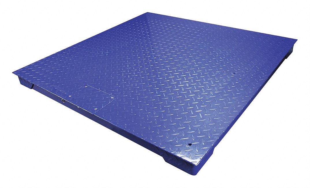 ADAM EQUIPMENT, 2,500 lb Wt Capacity, 48 in Weighing Surface Dp, Floor ...