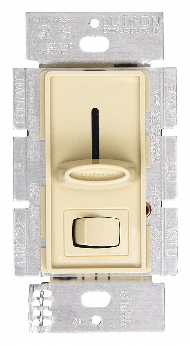 LUTRON, Fluorescent, 1-Pole, 3-Way, Lighting Dimmer - 19YP97|SF-12P-277-3-IV - Grainger