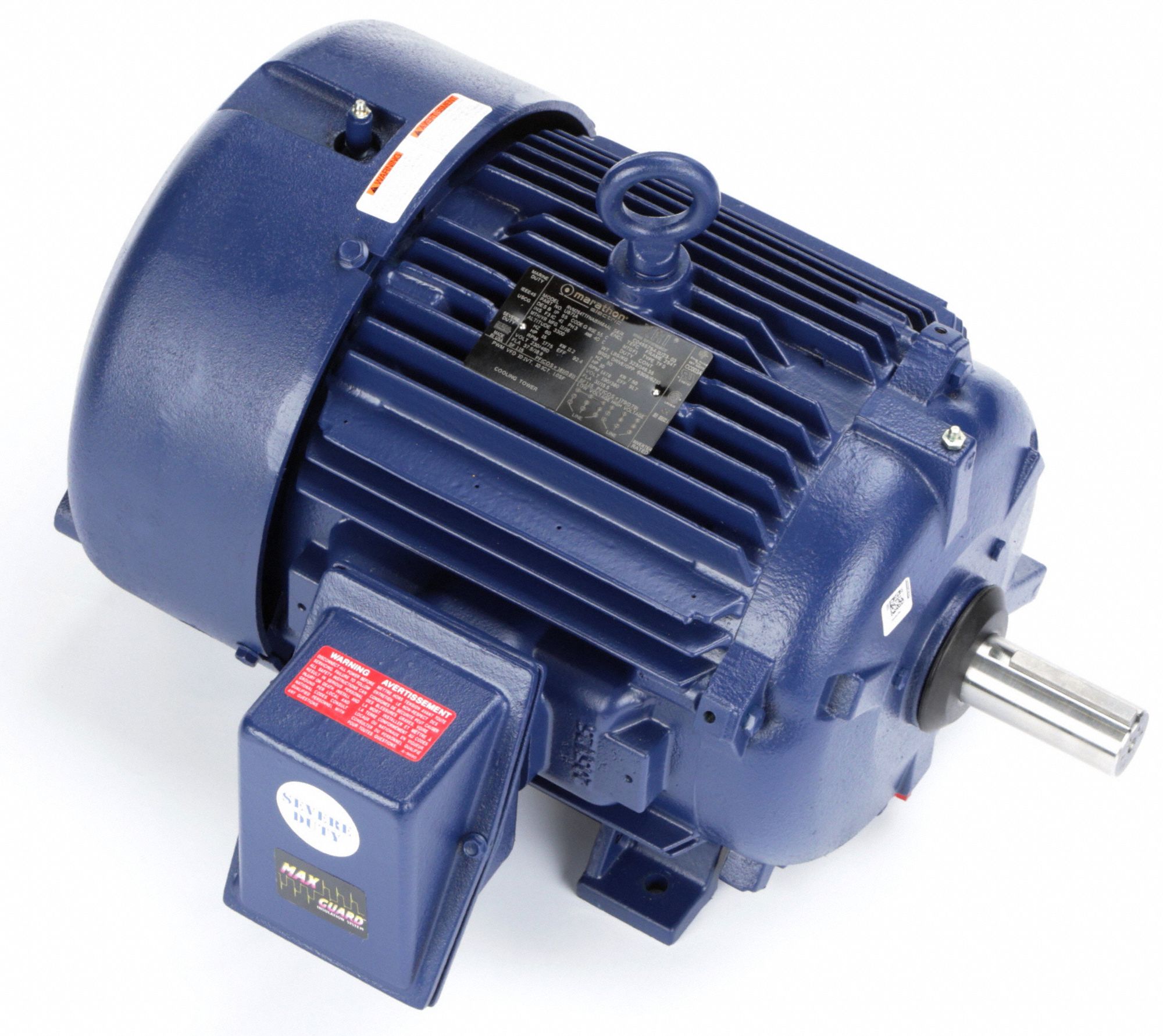 MARATHON MOTORS Cooling Tower Motor: F1 Conduit Box Position, 15 HP ...