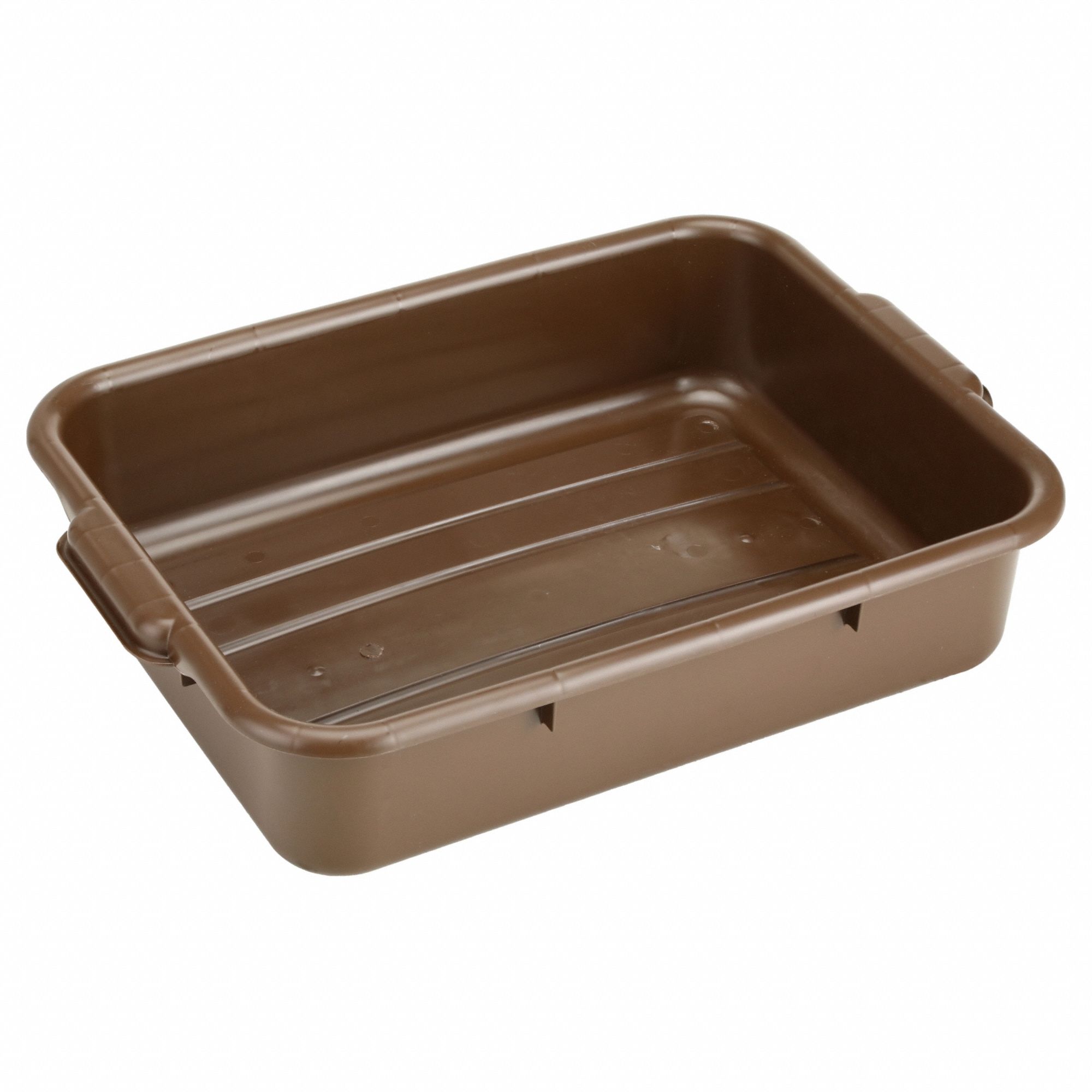 CRESTWARE, Brown, 5 in Overall Ht, Bus Tub - 19YU55|BT5BR - Grainger