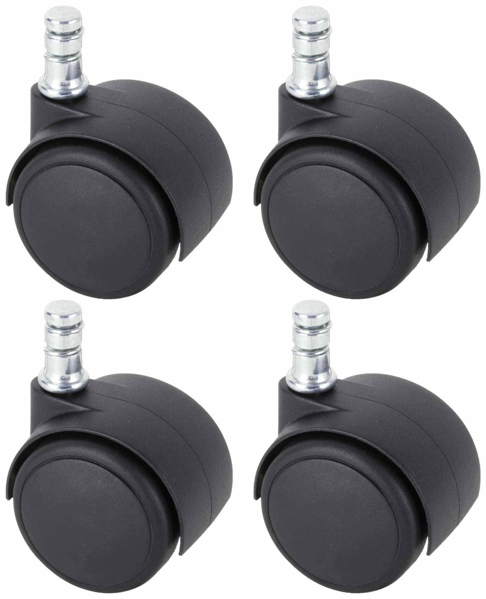 APPROVED VENDOR Friction-Ring Stem Caster Kit,PK4 - Stem Casters ...