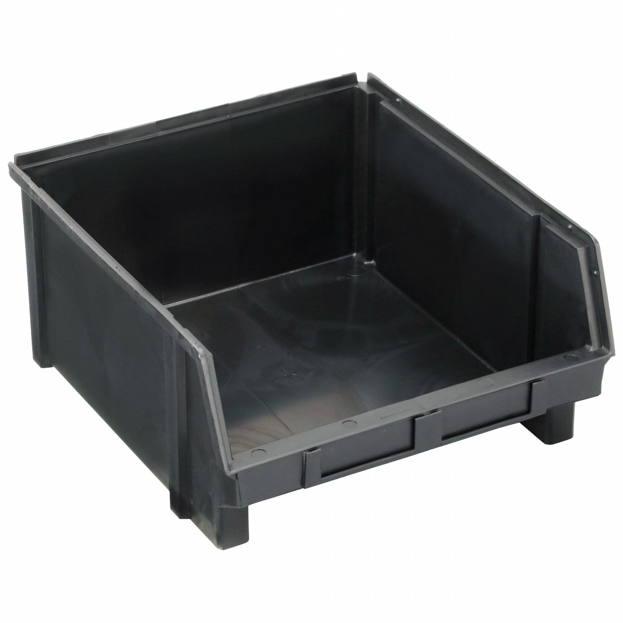 LEWISBINS, 11 3/8 in x 12 7/8 in x 6 in, Black, ESD Conductive Stack ...