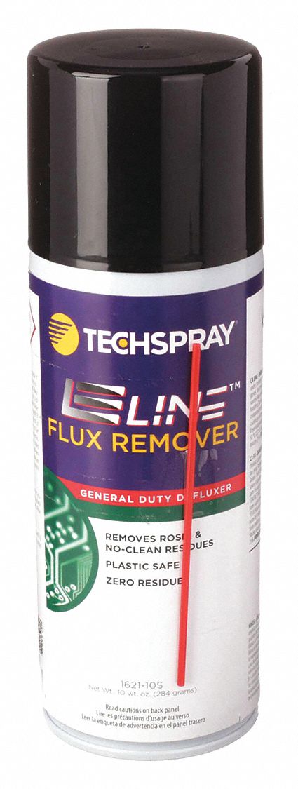 TECHSPRAY, Aerosol Spray Can, 10 fl oz, E-LINE Flux Remover - 19YY55 ...