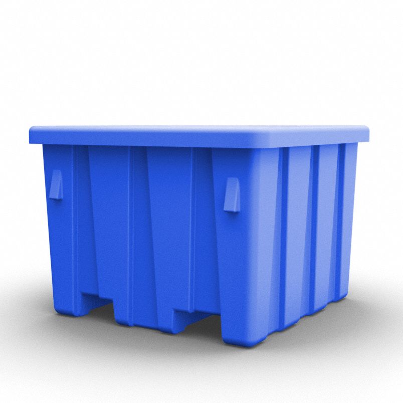 SHIP SHAPE Bulk Container: 27.5 cu ft, 45 in x 45 in x 33 in, Includes ...
