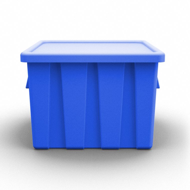 SHIP SHAPE Bulk Container: 27.5 cu ft, 45 in x 45 in x 33 in, Includes ...