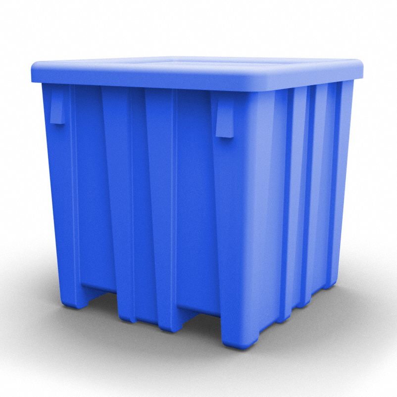 SHIP SHAPE Bulk Container: 35 cu ft, 45 in x 45 in x 44 1/4 in ...