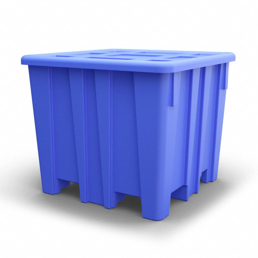 SHIP SHAPE Bulk Container: 35 cu ft, 47 1/2 in x 47 1/2 in x 40 1/4 in ...