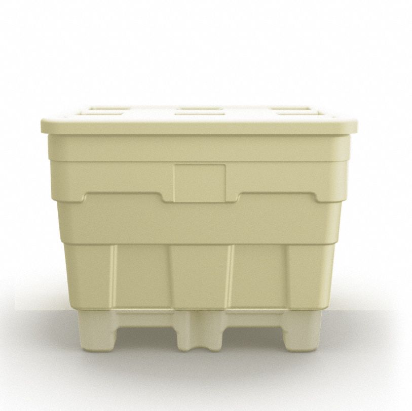 SHIP SHAPE Bulk Container: 32 cu ft, 50 in x 45 in x 39 1/4 in ...