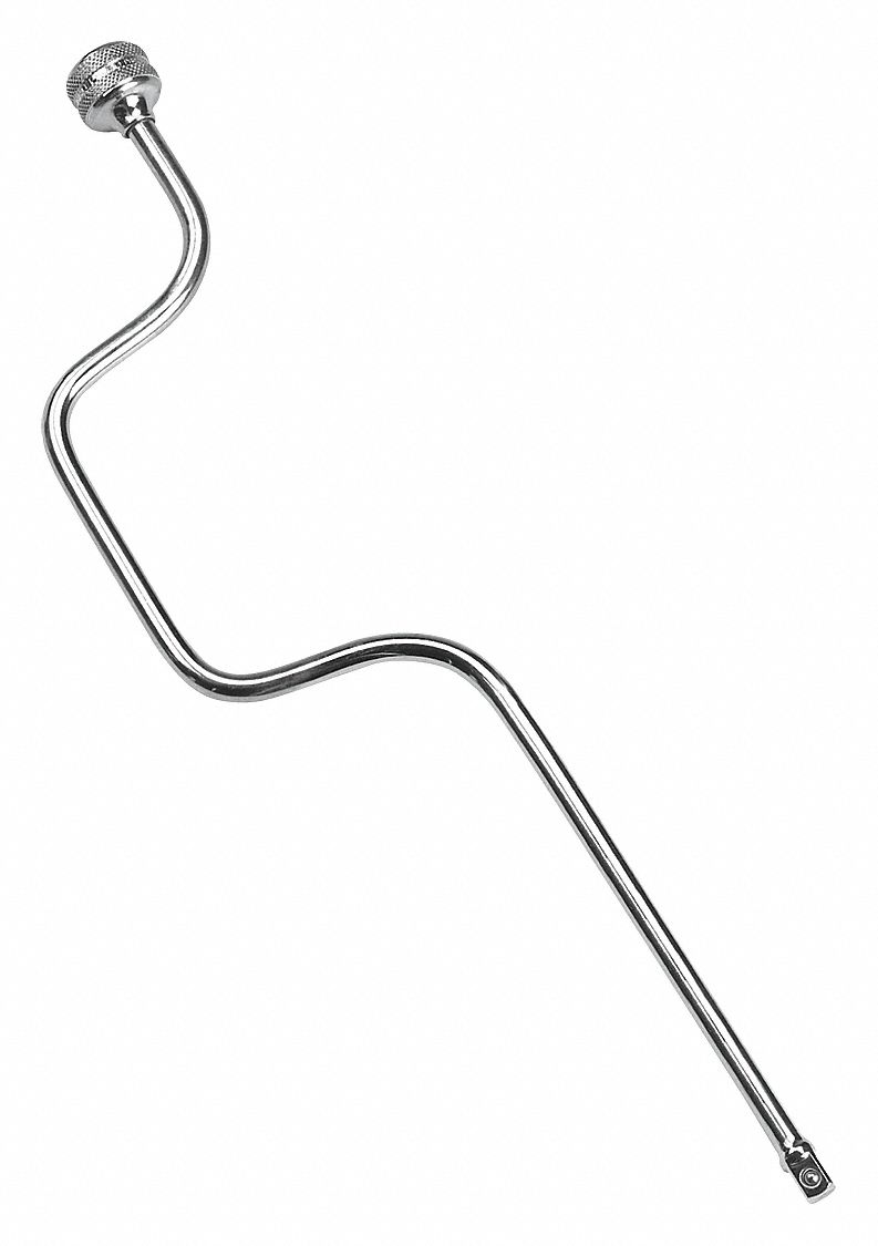 Speed Handle, Overall Length 17 1/2 in, Drive Size 3/8 in, Steel ...