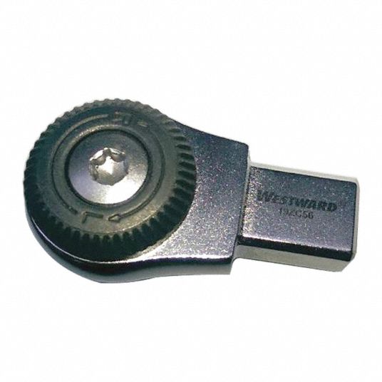 WESTWARD Interchangeable Torque Wrench Head, Drive Size 9mm x 12mm ...