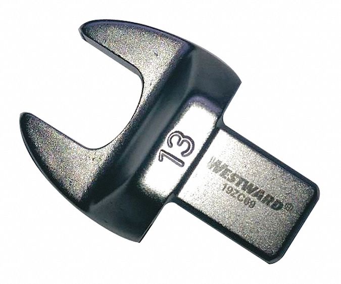 WESTWARD Interchangeable Torque Wrench Head: 9mm x 12mm Drive Size, 13 ...