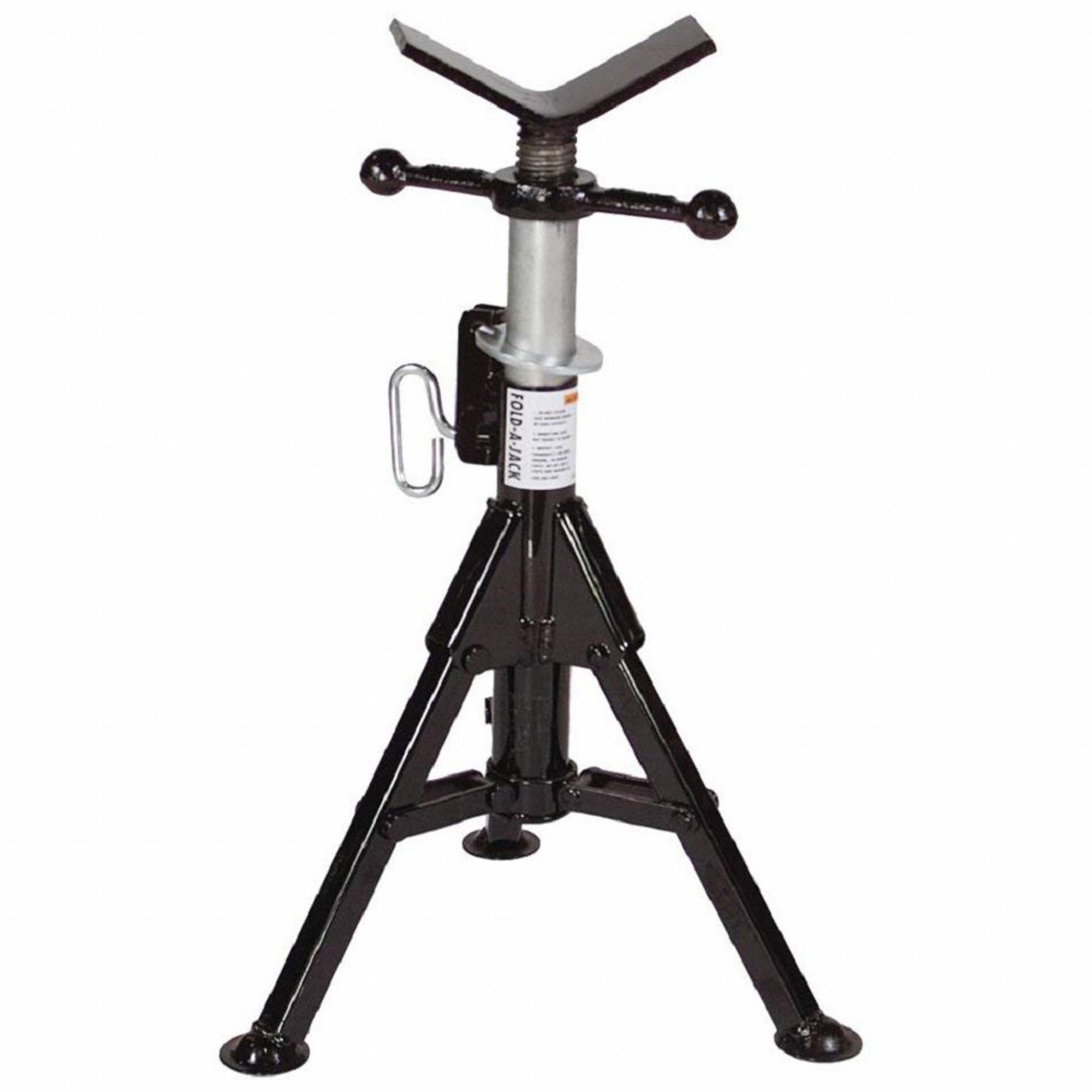 SUMNER, V Head, 2,500 lb Max Load Capacity, V-Head Pipe Stand - 19ZF74 ...