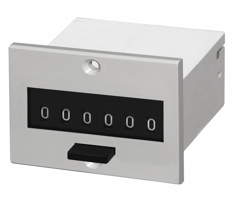 DAYTON Contador Electromecanico, Montaje Panel, Número de Dígitos: 6 ...