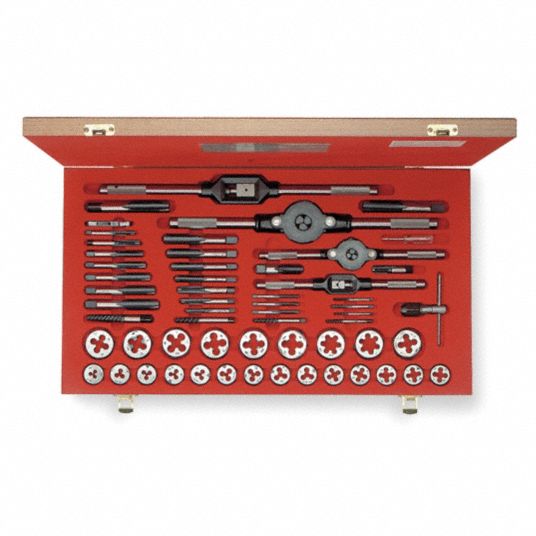 MAGNA Tap and Die Set, Number of Pieces 58 - 6X628|95977 - Grainger