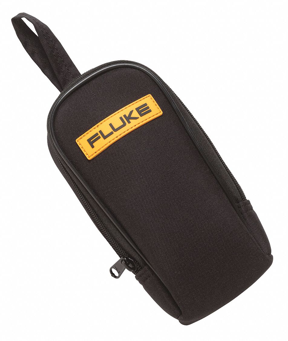 FLUKE, Vinyl, Black/Yellow, Soft Carrying Case - 1A742|Fluke-C90 - Grainger