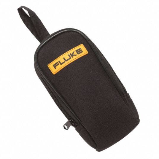 FLUKE, Vinyl, Black/Yellow, Soft Carrying Case - 1A742|Fluke-C90 - Grainger