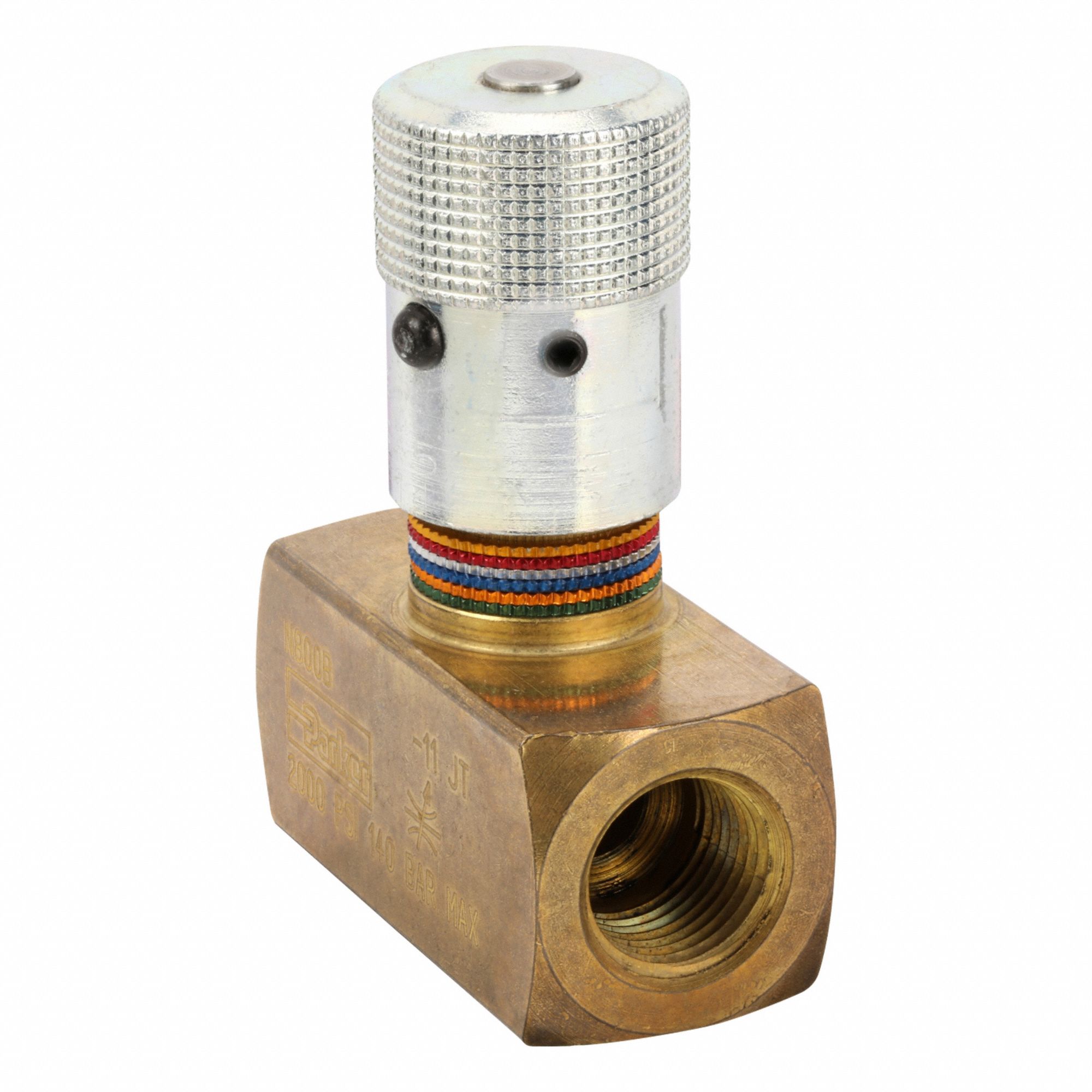 PARKER, 15 gpm Max Flow Rate, 1/2 in NPT, Needle Valve - 1A864|N800B ...
