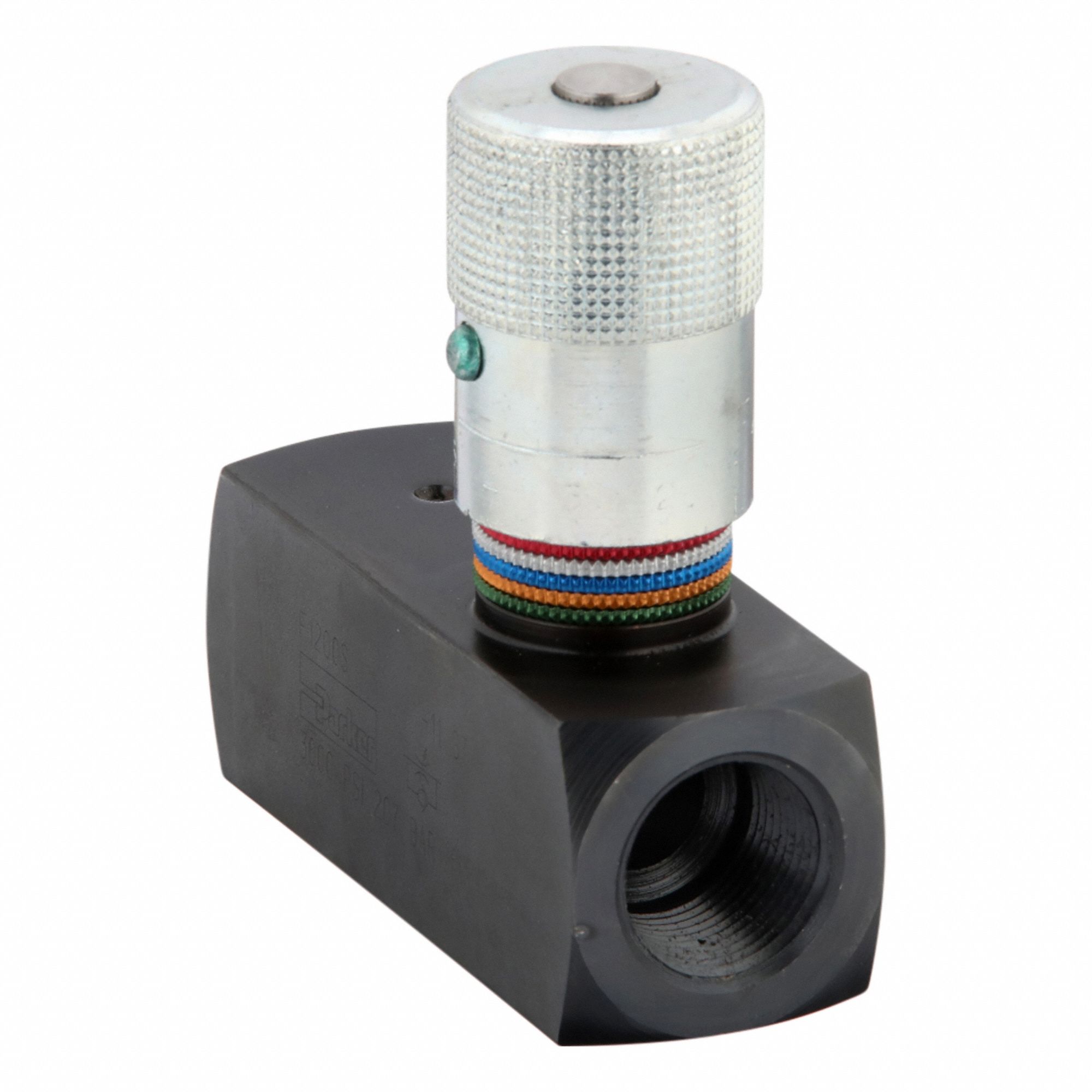 PARKER, 25 gpm Max Flow Rate, 3/4 in NPT, Hydraulic Flow Control Valve ...