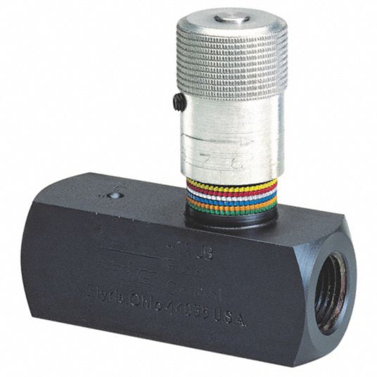 PARKER Flow Control Valve: 25 gpm Max. Flow, 3,000 psi Max. Pressure ...