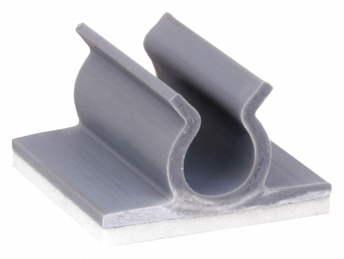 0.5 in Max. Bundle Dia., 0.5 in Slot Wd, Cable Clip - 1A878|GU500RT ...