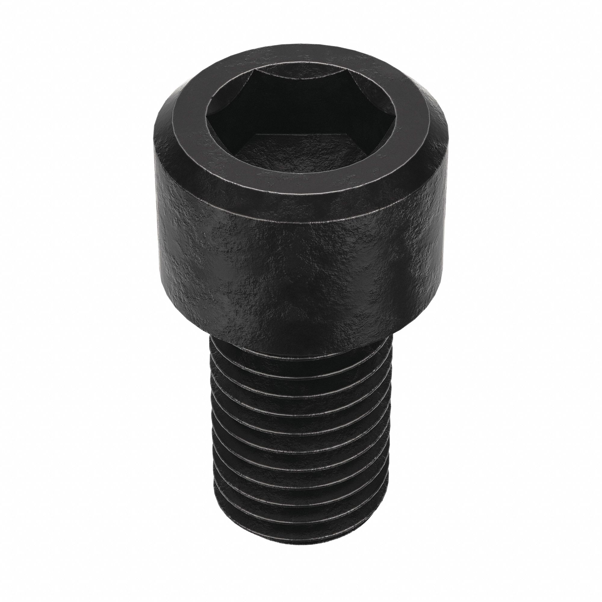 Cylindrical, Socket Head Cap Screw, 3/4"-10, Steel, Alloy Steel, Black ...