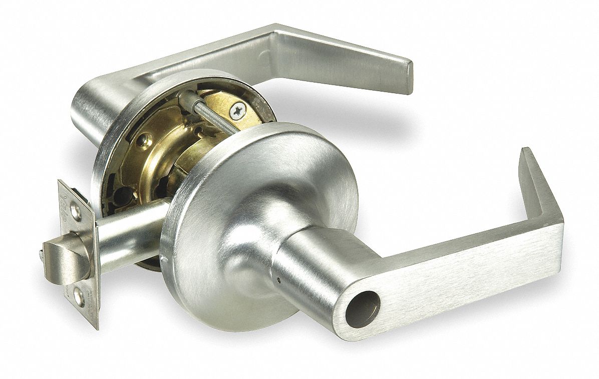 ASSA ABLOY ACCENTRA, Storeroom Lever Locksets, Chrome, Door Lockset ...