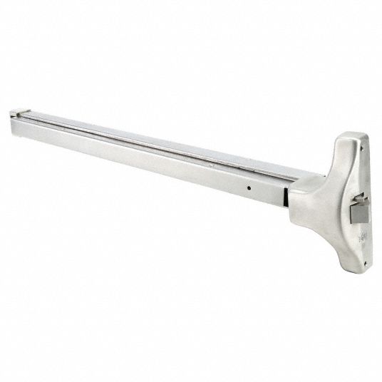 ASSA ABLOY ACCENTRA, 36 in Max Door Wd, Stainless Steel, Exit Device ...