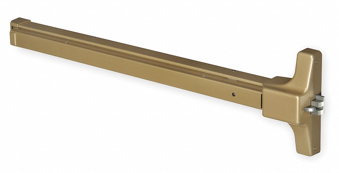 ASSA ABLOY ACCENTRA, 36 in Max Door Wd, Bronze, Exit Device - 1ABL7 ...