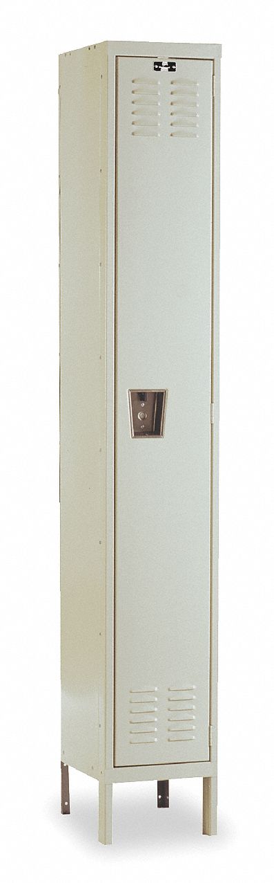 HALLOWELL, 18 in x 24 in x 78 in, Louvered, Wardrobe Locker - 1AEG3 ...