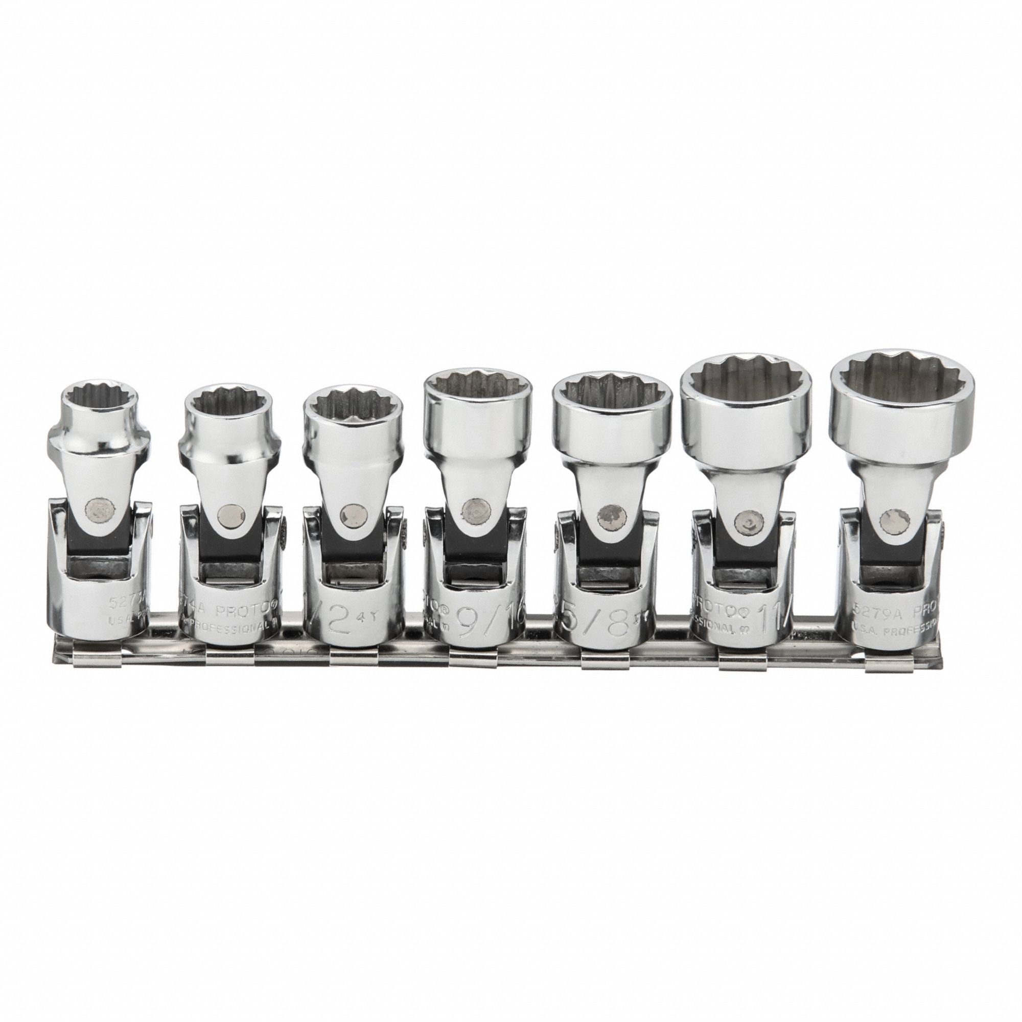 PROTO, SAE, 7 Pieces, Socket Set - 1AC81|J52102 - Grainger