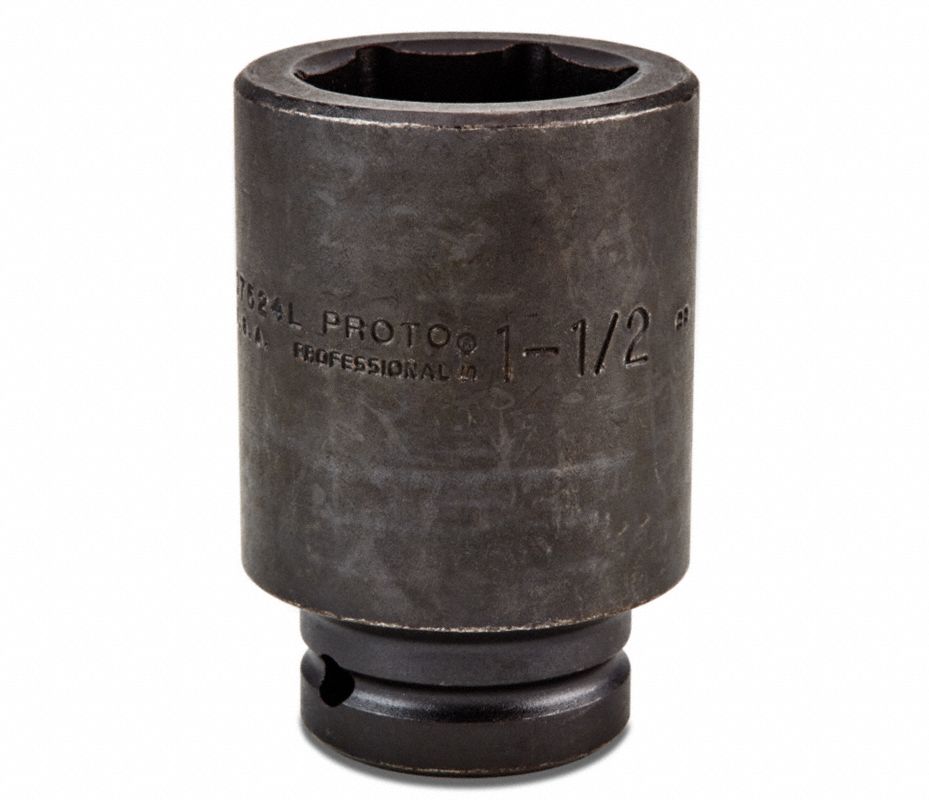 PROTO Dado de Impacto,1-1/2",SAE,L 3-1/2" - Dados de Impacto - 1ACF7 ...