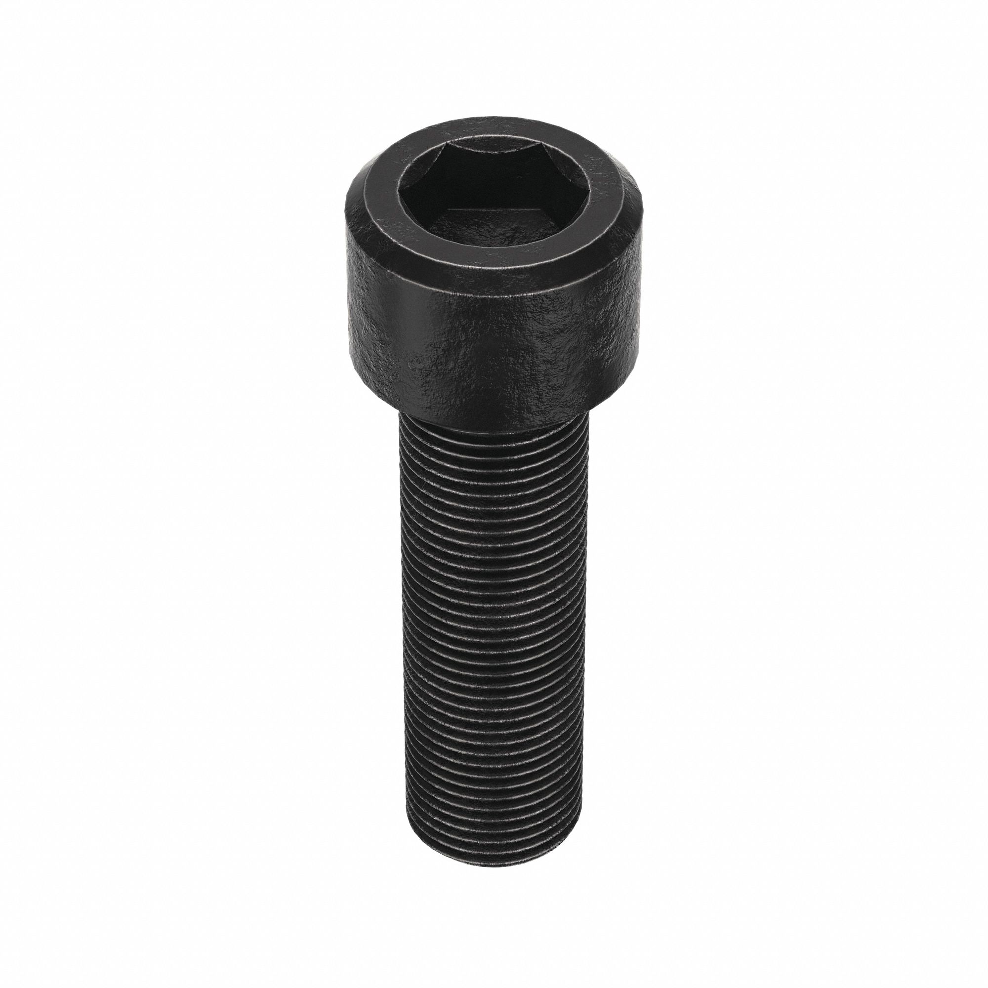 Cylindrical, Socket Head Cap Screw, 3/4"-16, Steel, Alloy Steel, Black ...
