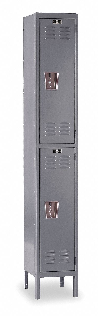 HALLOWELL, 15 in x 15 in x 78 in, Louvered, Wardrobe Locker - 1AEB6 ...