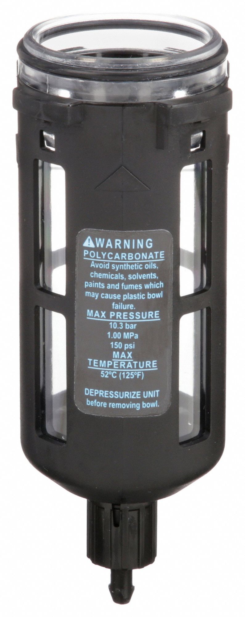WILKERSON, Plastic, LRP, Air Lubricator Bowl - 1AFG5|LRP-96-701 - Grainger